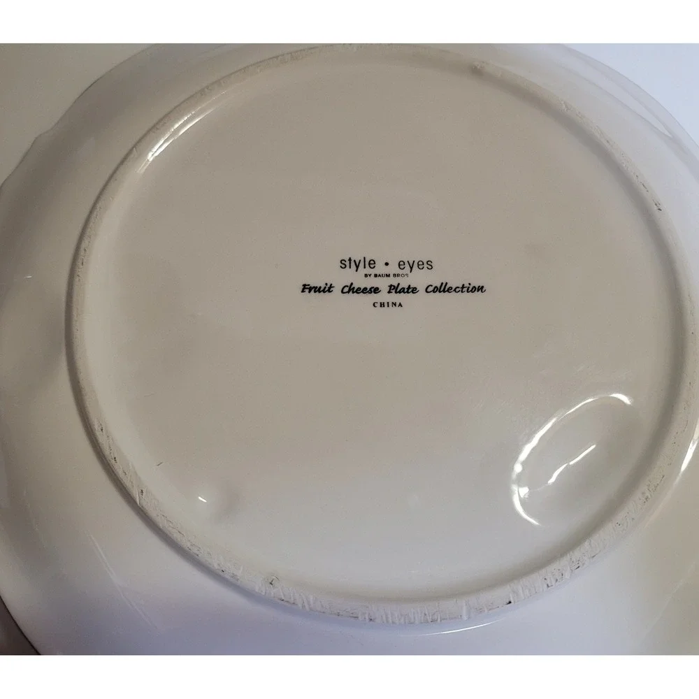 The Unbranded Brand | Dining | Vintage Trompe Oil Grapes Cheese Plate ...